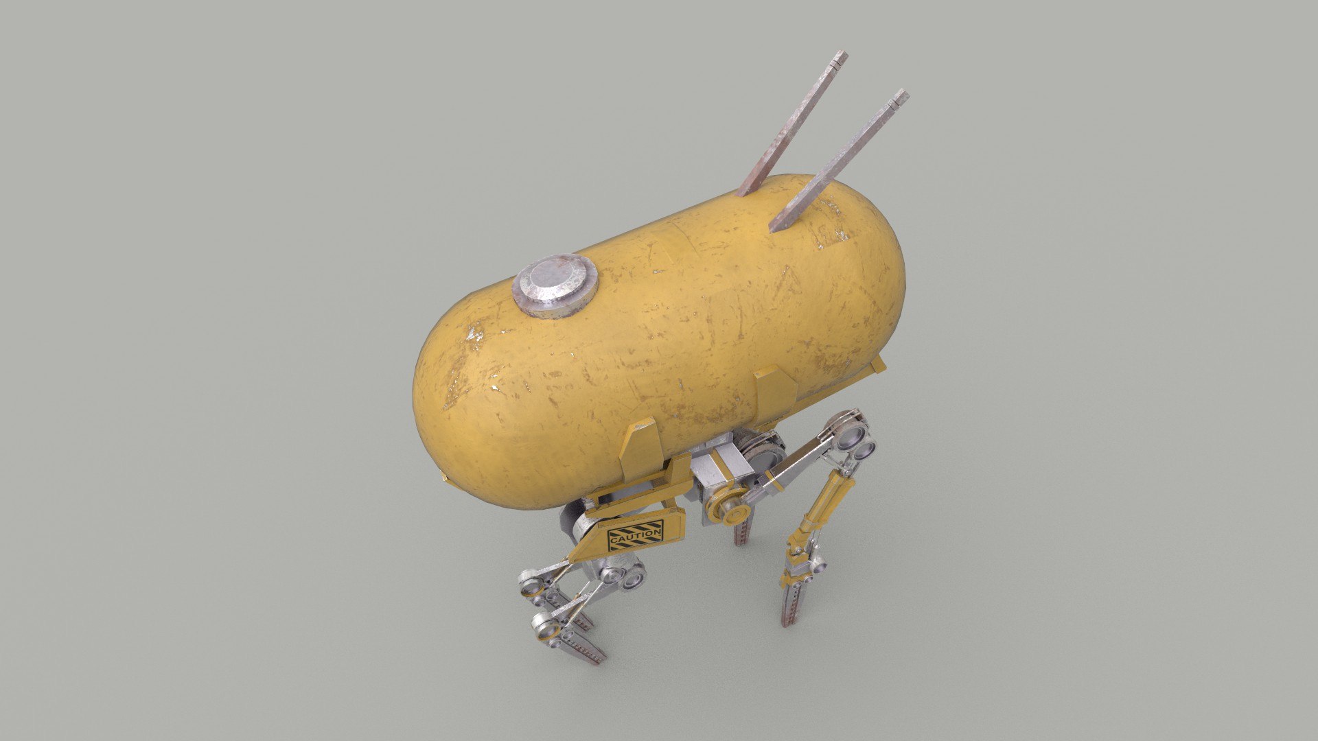 Walking Mech 3D Model - TurboSquid 1982344