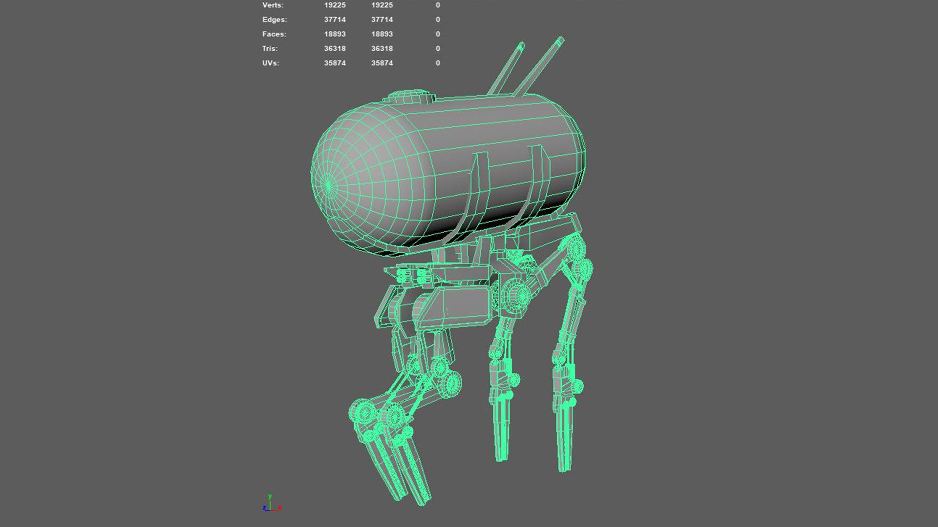 Walking Mech 3D Model - TurboSquid 1982344