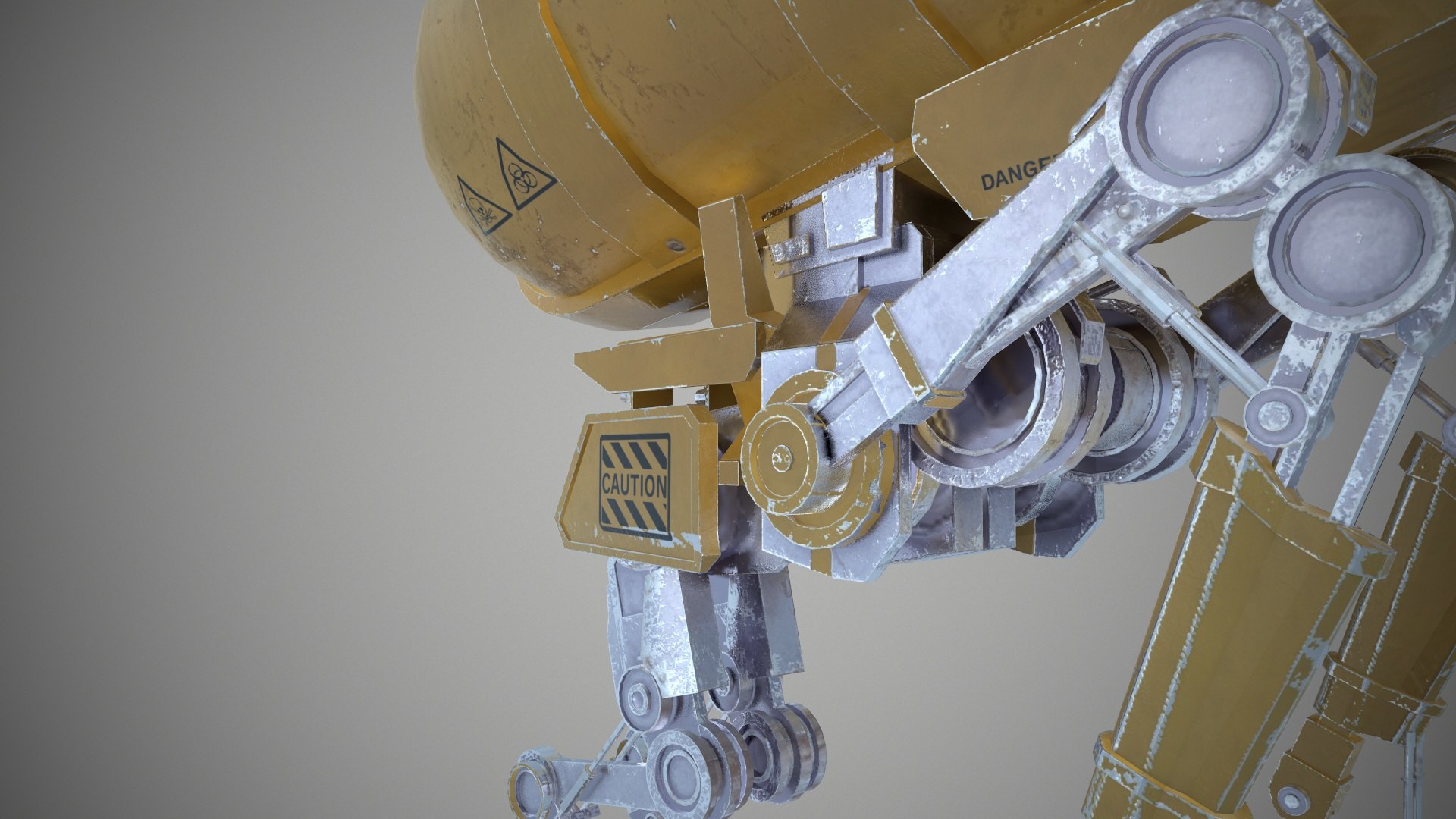 Walking Mech 3D Model - TurboSquid 1982344