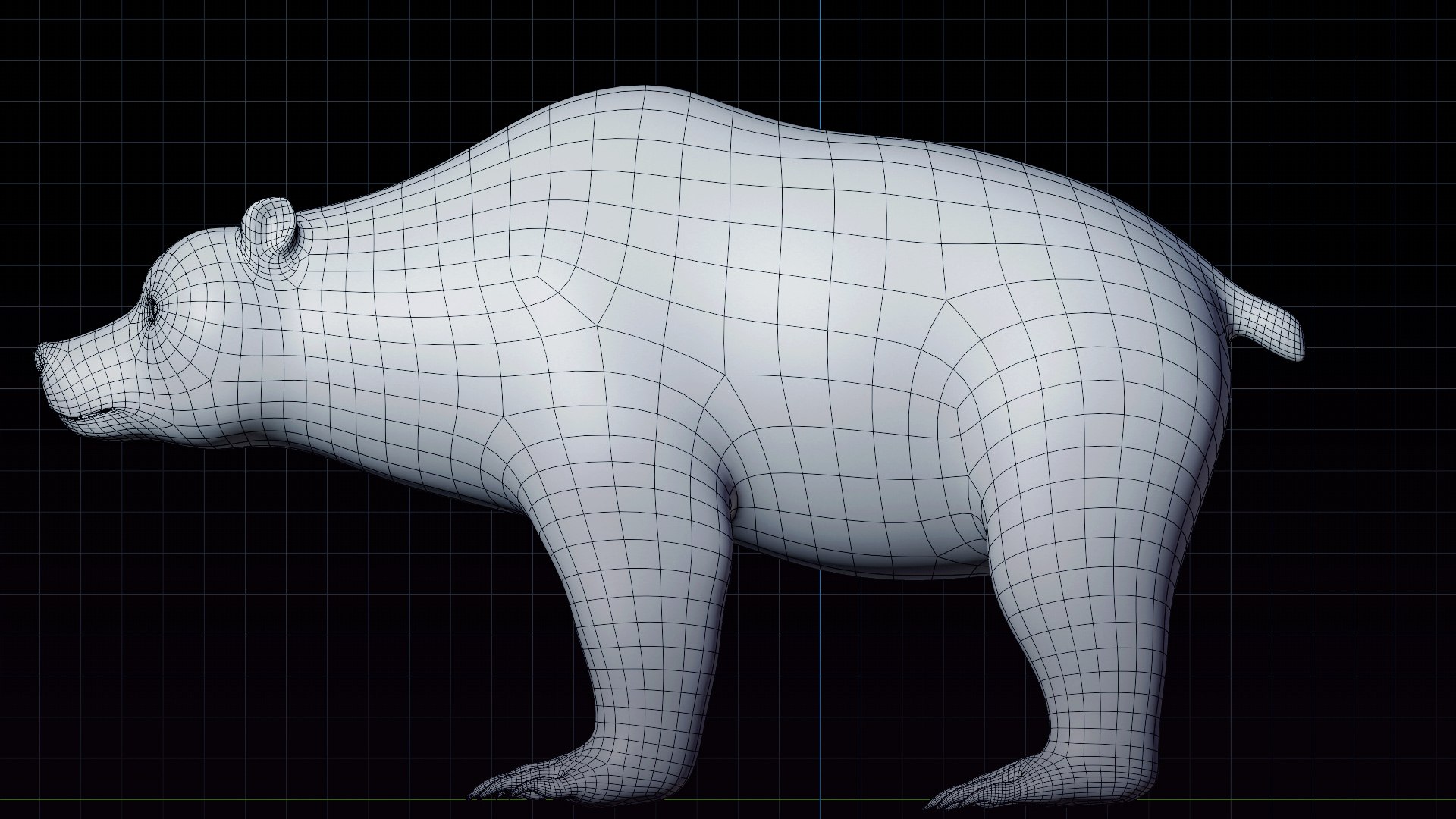 3D Grizzly Bear Cartoon Rigged Low-poly 3D Model Model - TurboSquid 2155283