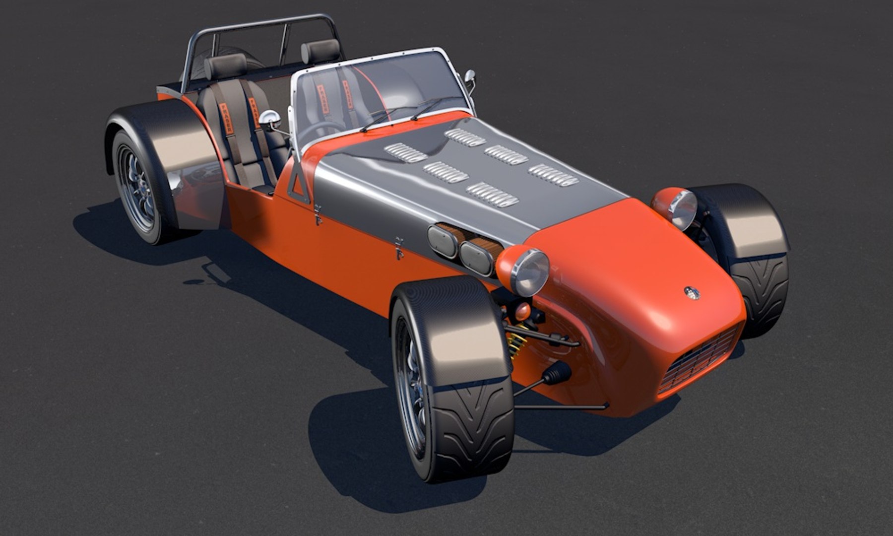 fraser sports car 3d model
