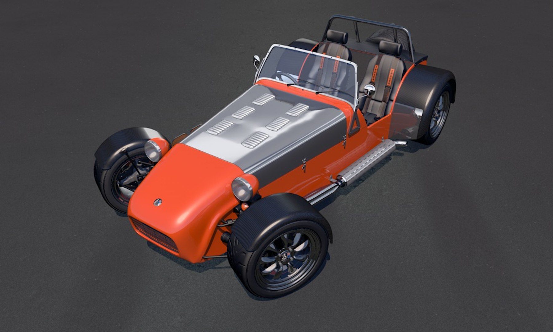fraser sports car 3d model
