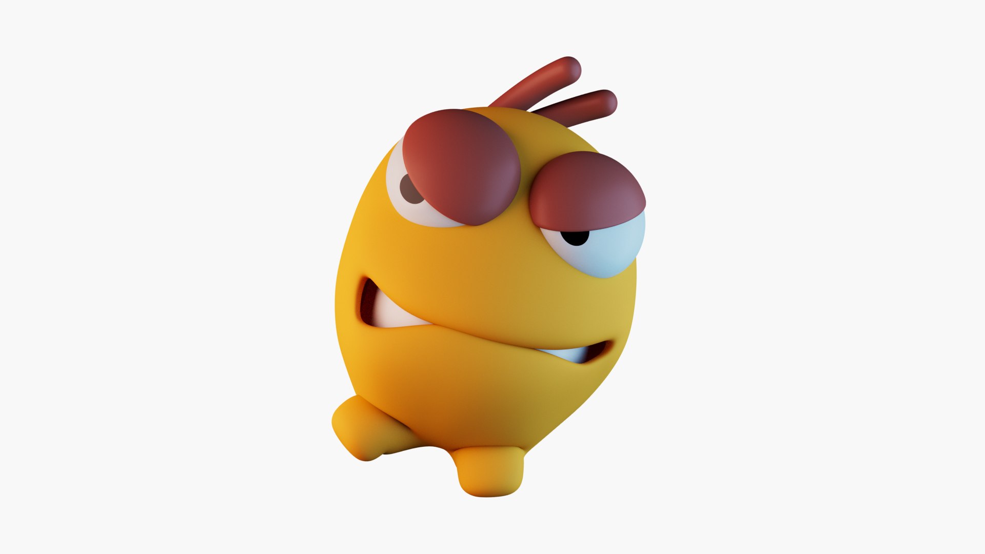 Bana Rigged Cartoon Character 3D - TurboSquid 2106837