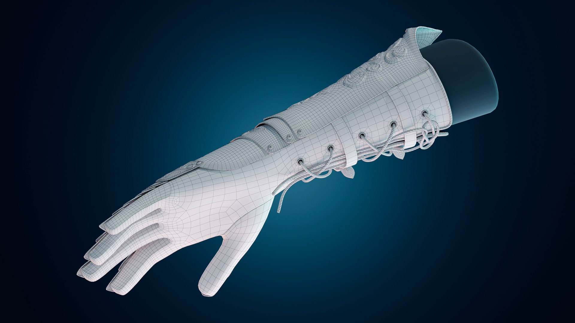 Close-up Armor Glove 3D Model - TurboSquid 1559615