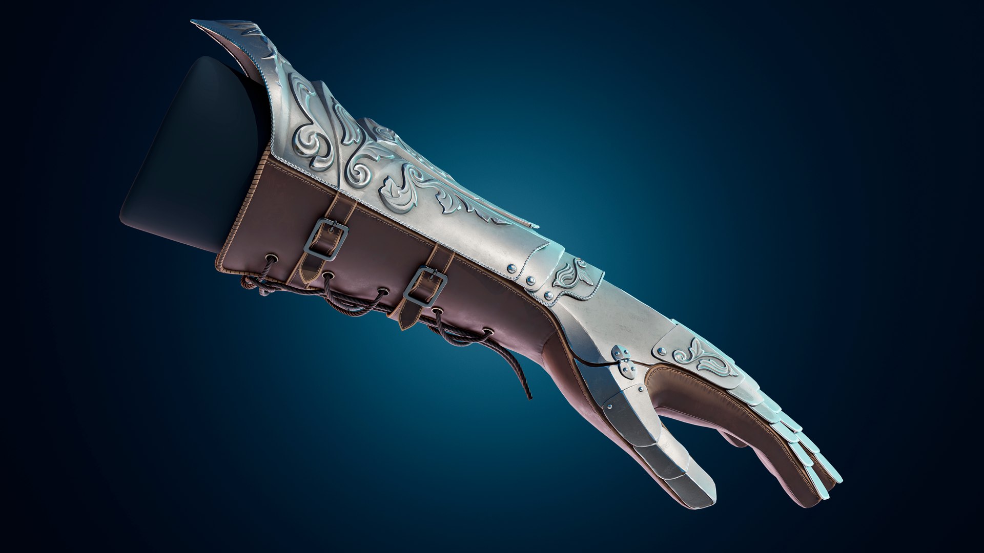 Close-up Armor Glove 3D Model - TurboSquid 1559615