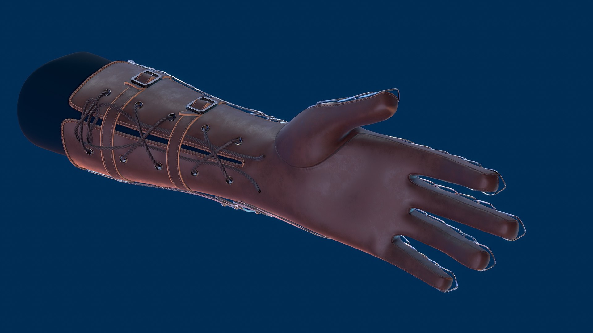 Close-up Armor Glove 3D Model - TurboSquid 1559615