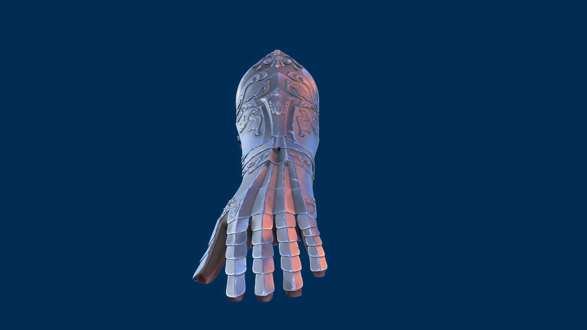 Close-up Armor Glove 3D Model - TurboSquid 1559615