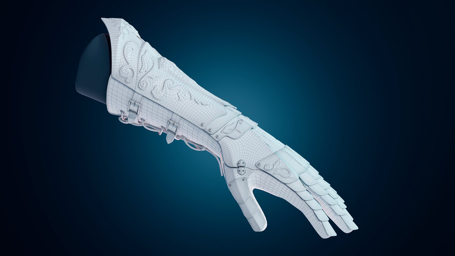 Close-up Armor Glove 3D Model - TurboSquid 1559615