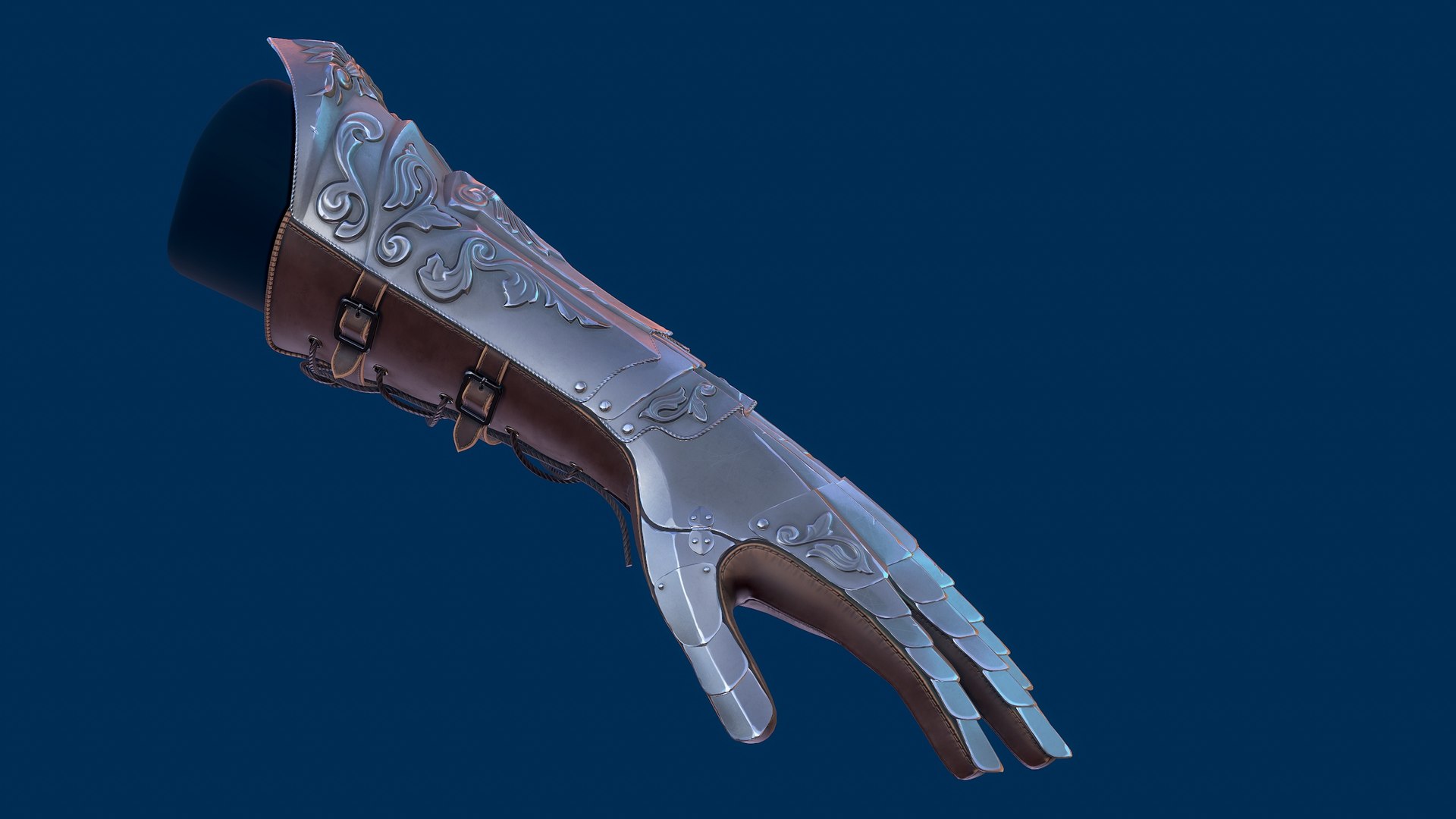 Close-up Armor Glove 3D Model - TurboSquid 1559615