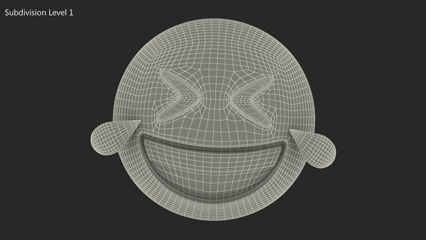 바닥에 구르며 웃는 이모티콘 3D 모델 - TurboSquid 1533412