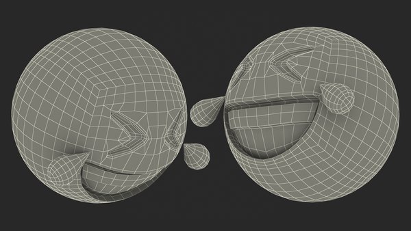 바닥에 구르며 웃는 이모티콘 3D 모델 - TurboSquid 1533412