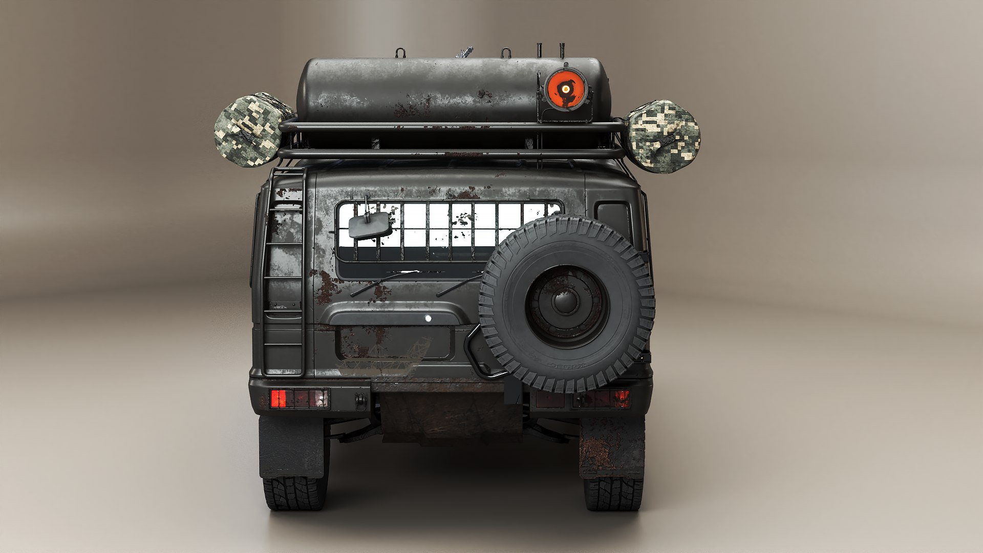 Apocalypse SUV 3D Model Armored Off-Road Vehicle 3D Model - TurboSquid ...