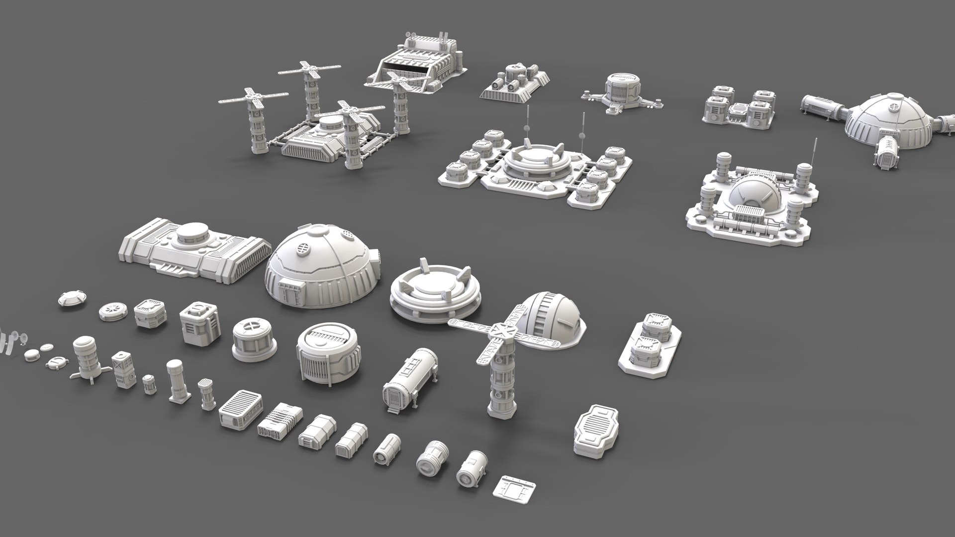 Sci Fi Industrial Objects 3 3D - TurboSquid 1955639