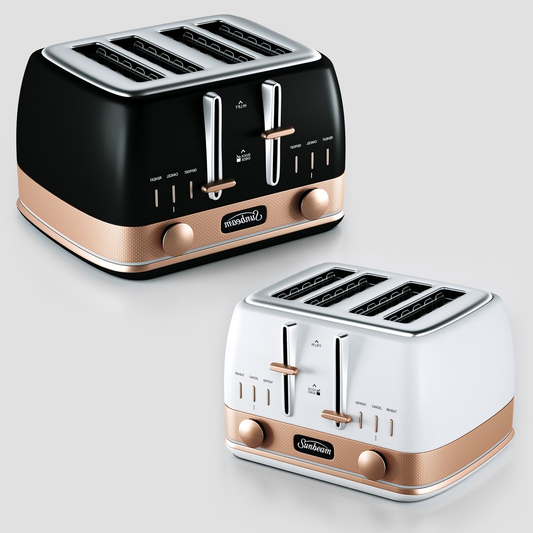 Sunbeam Classic Bronze Toaster Model - TurboSquid 1928477