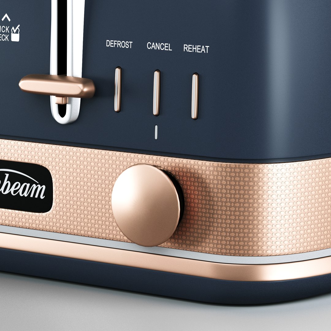 Sunbeam Classic Bronze Toaster Model - TurboSquid 1928477