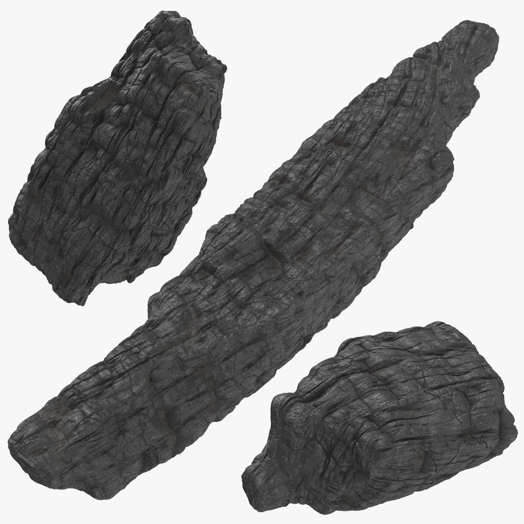 3D Burnt Log Collection - TurboSquid 2152395