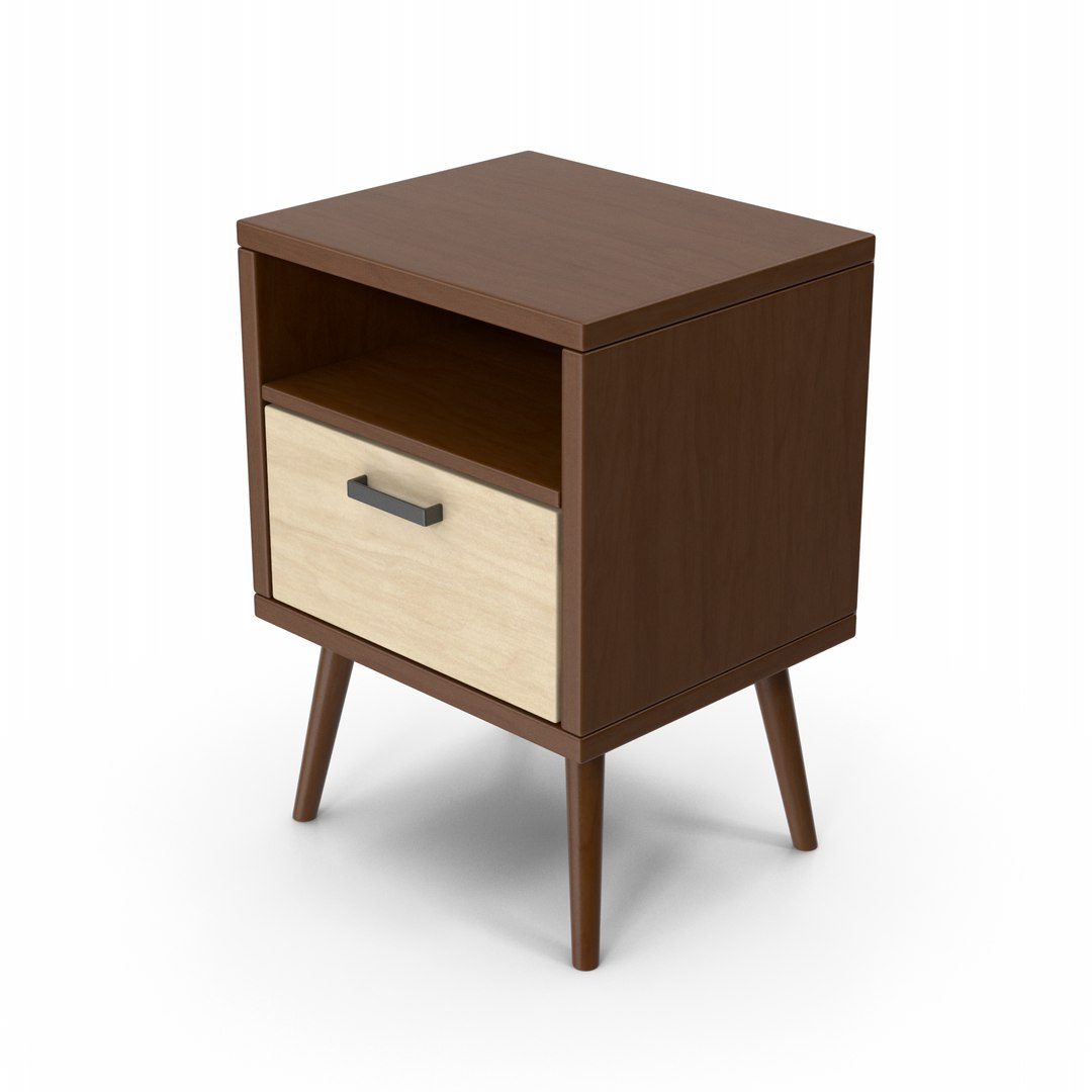3D Model Bedside Table - TurboSquid 1837836