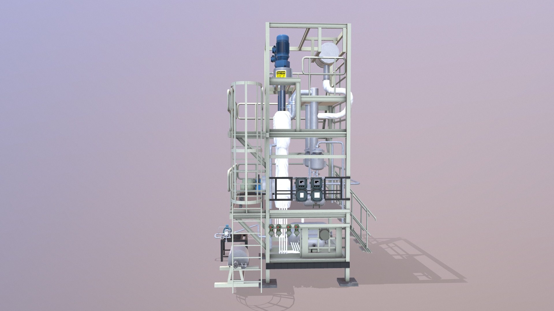 3D Distillation Plant - TurboSquid 2288361
