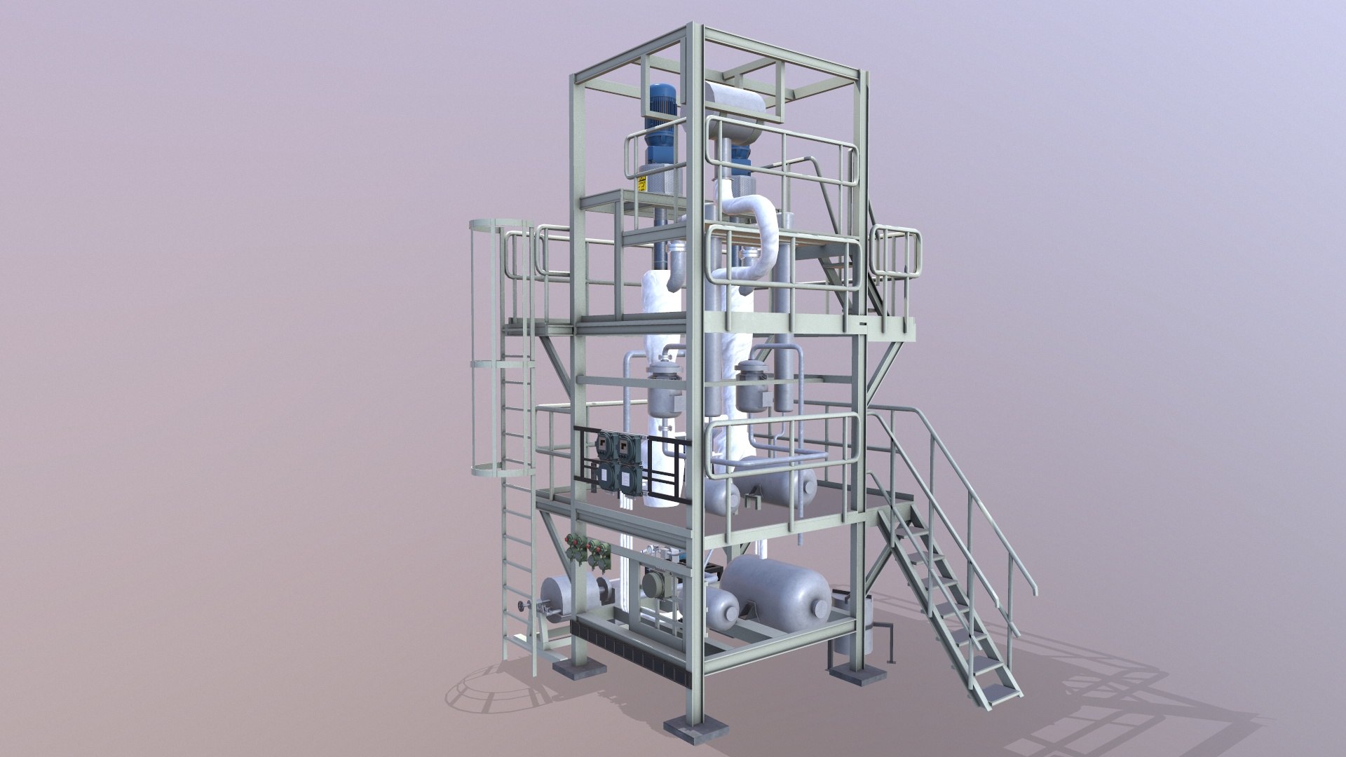 3D Distillation Plant - TurboSquid 2288361