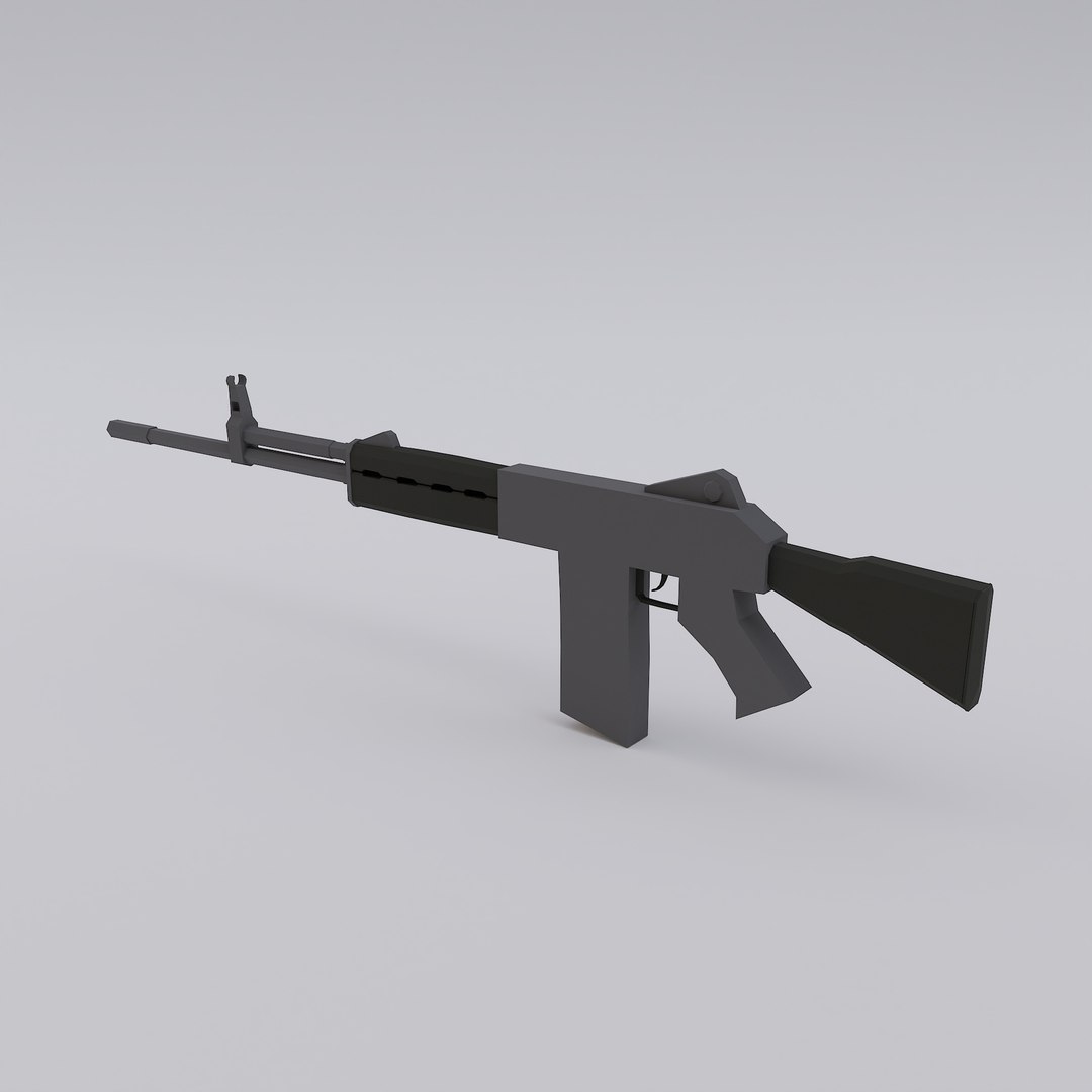 STONER 63 Assault Rifle 3D Model - TurboSquid 1993210