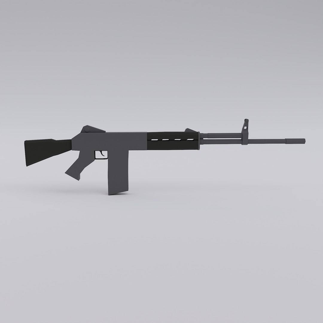 STONER 63 Assault Rifle 3D Model - TurboSquid 1993210