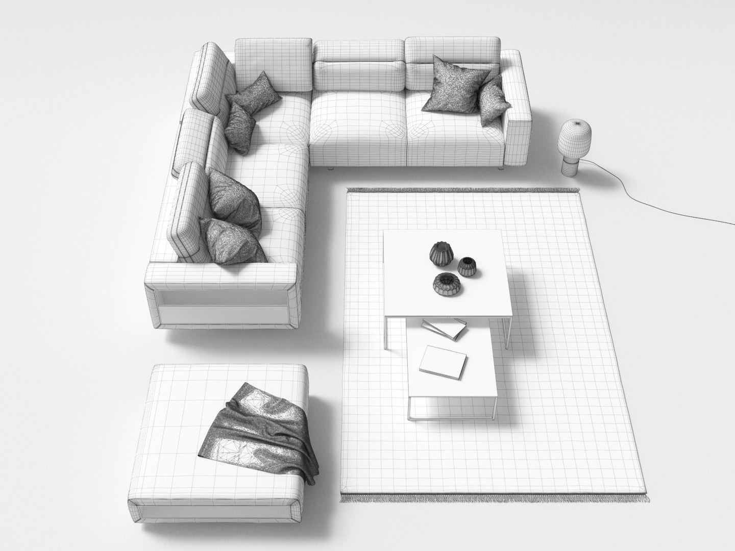 3D Model Boconcept Set Sofa Lamp - TurboSquid 1151146