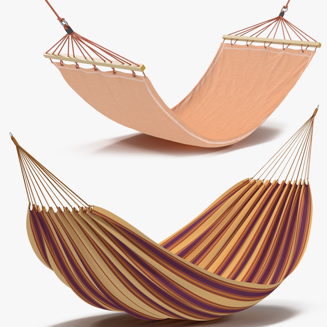 3d hammocks modeled model