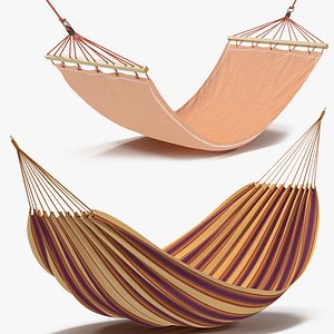 3dsmax hammocks set modelled