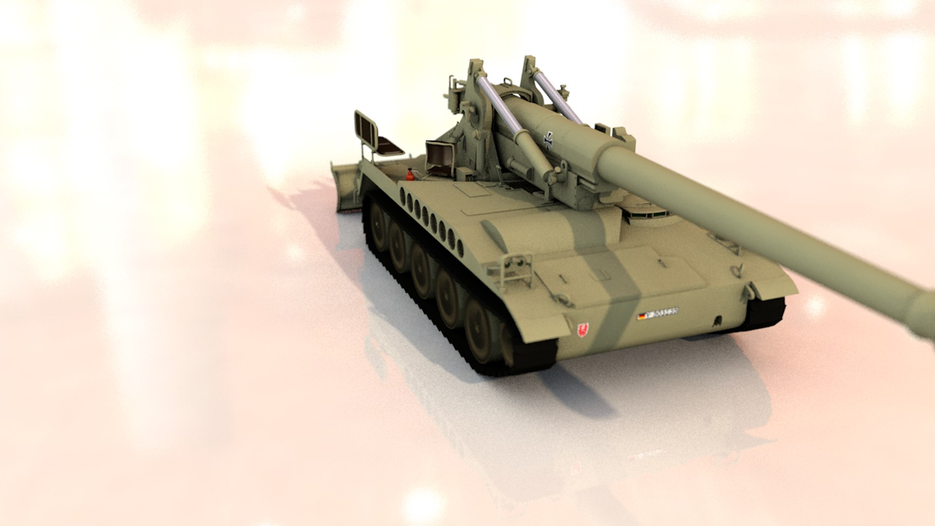 M110 A2 Howitzer Tank 3D Model - TurboSquid 1461624