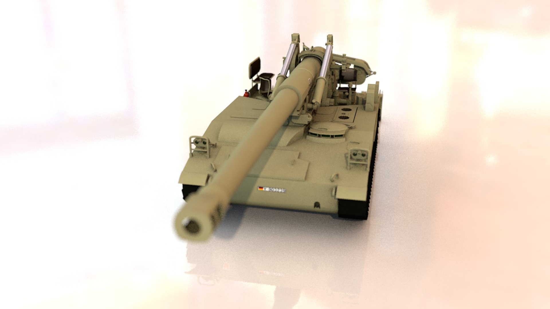 M110 A2 Howitzer Tank 3D Model - TurboSquid 1461624