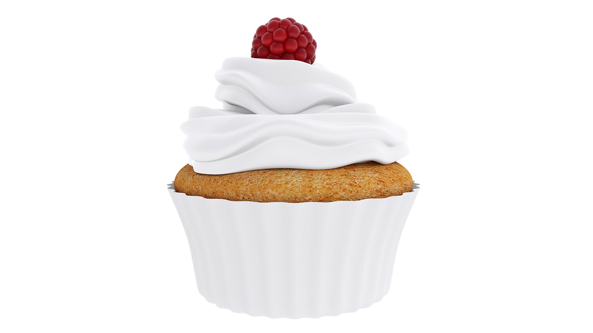 3D Raspberry cupcake collection - TurboSquid 1959810