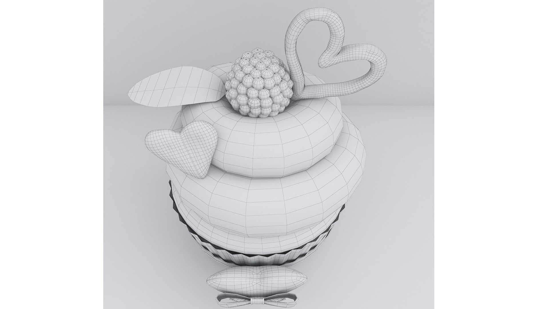 3D Raspberry cupcake collection - TurboSquid 1959810
