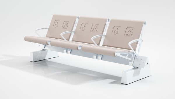 Train Station Bench 3D Models for Download | TurboSquid
