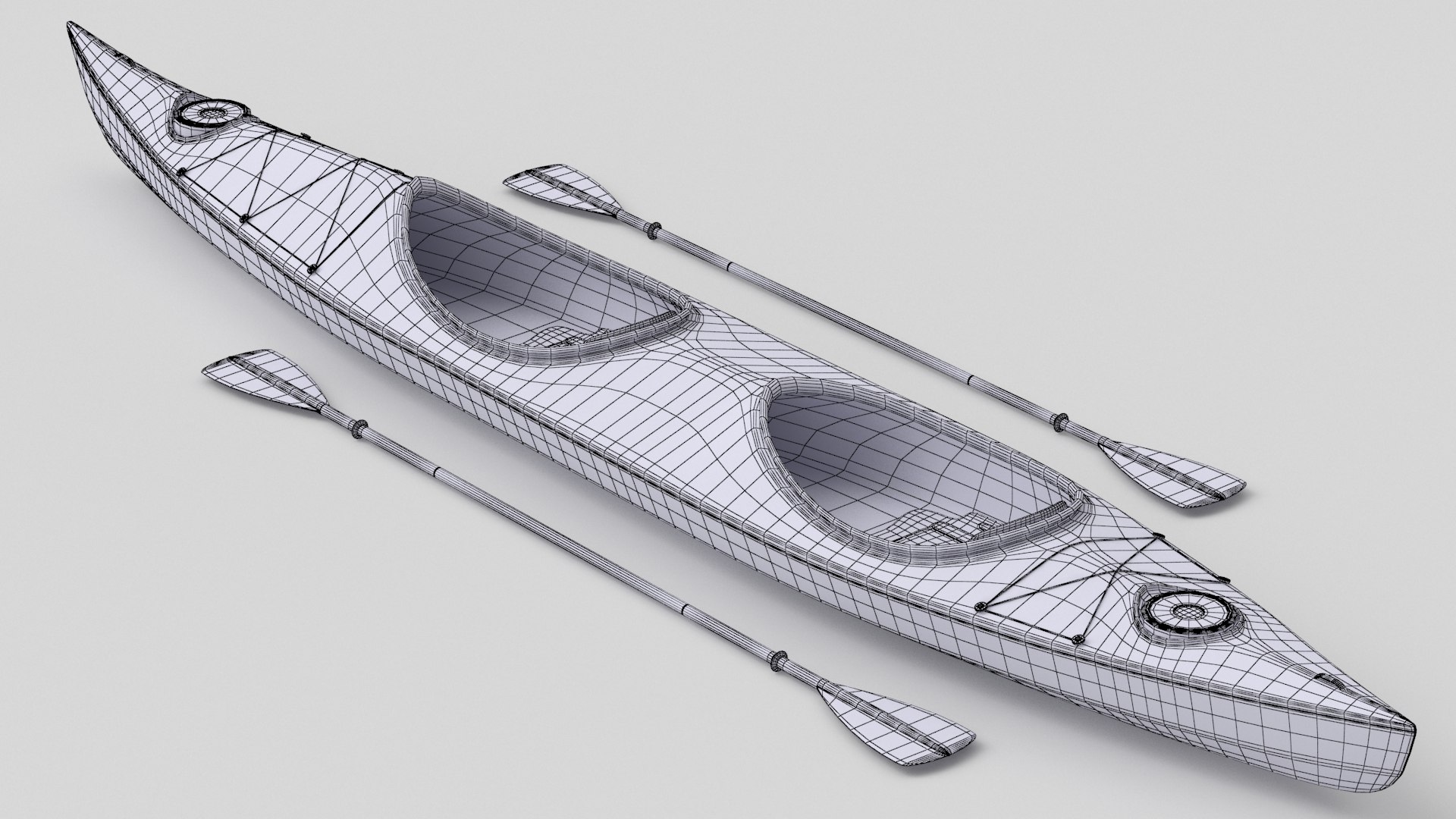 Kayak 04 3D Model - TurboSquid 1910452