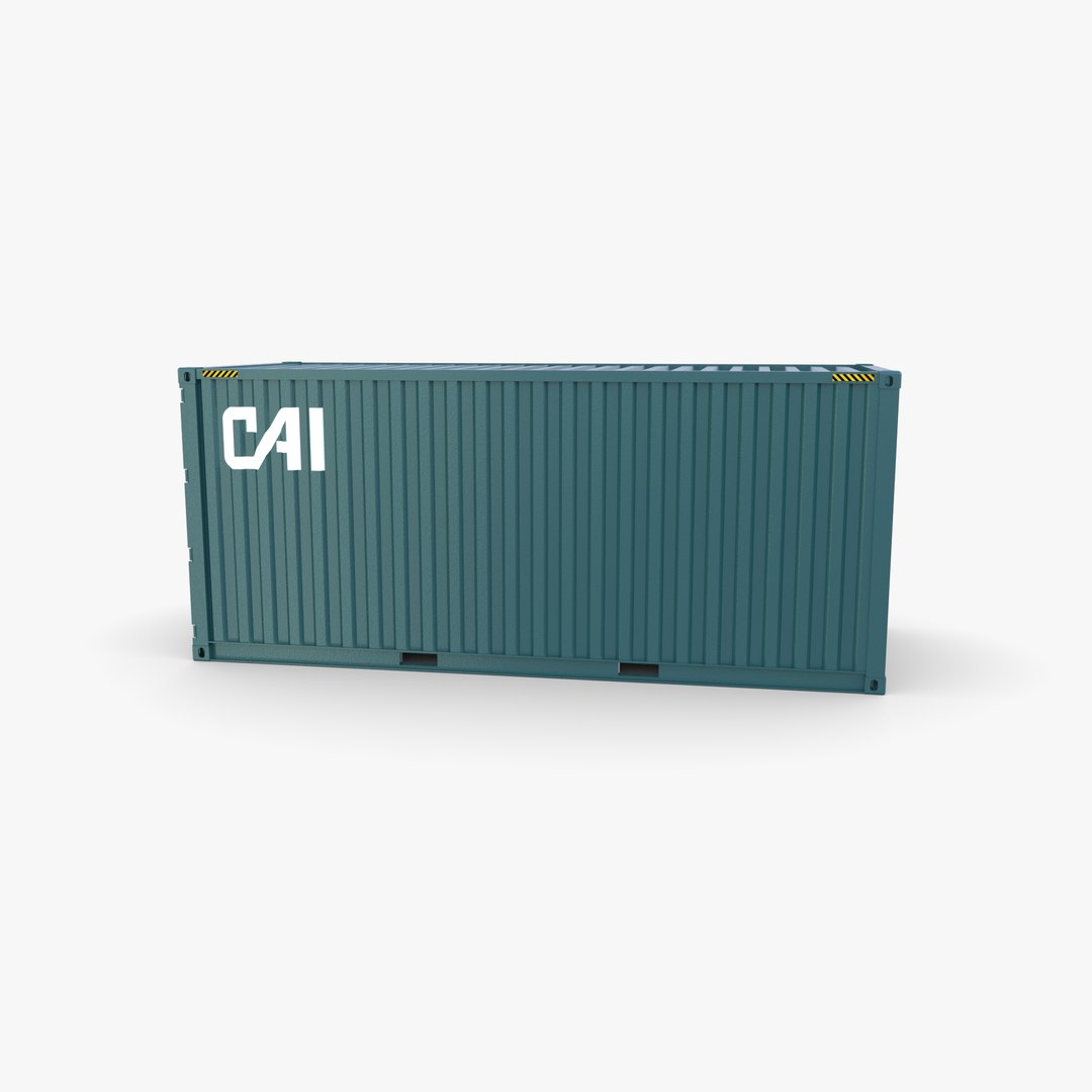 20ft Shipping Container CAI V3 Model - TurboSquid 1769761