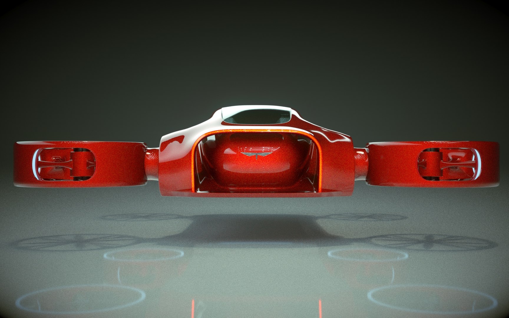 Car Copter 3D Model - TurboSquid 1557927