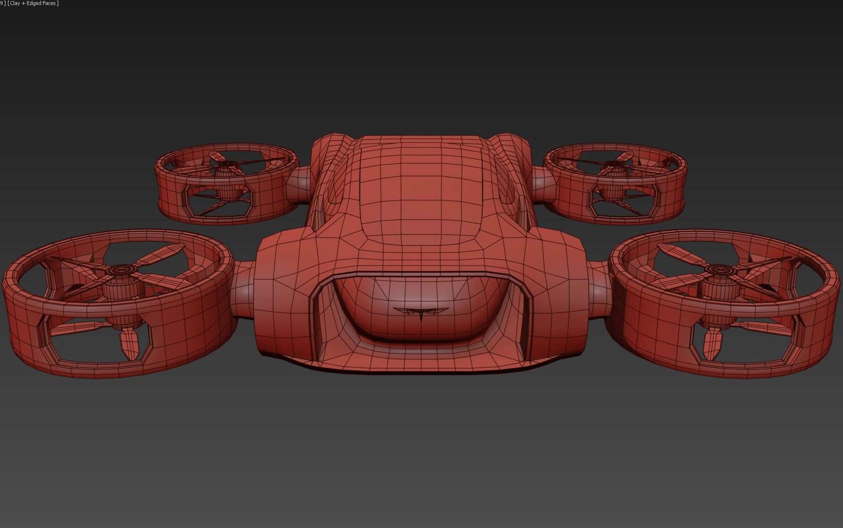 Car Copter 3D Model - TurboSquid 1557927