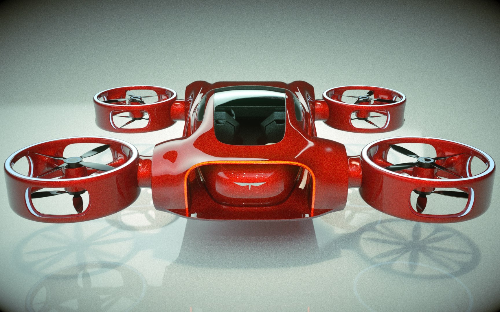 Car Copter 3D Model - TurboSquid 1557927