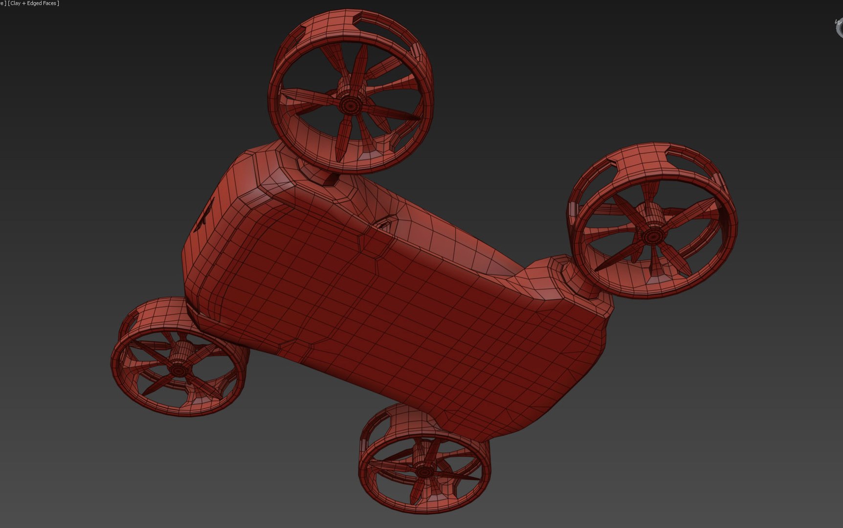 Car Copter 3D Model - TurboSquid 1557927