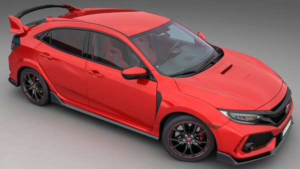 3D honda civic type r - TurboSquid 1294004