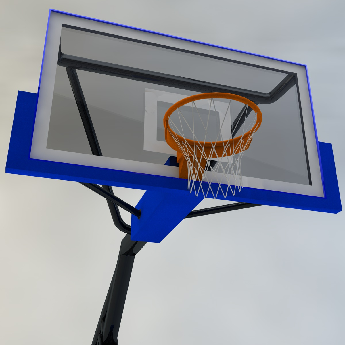 basketball hoop 3d max