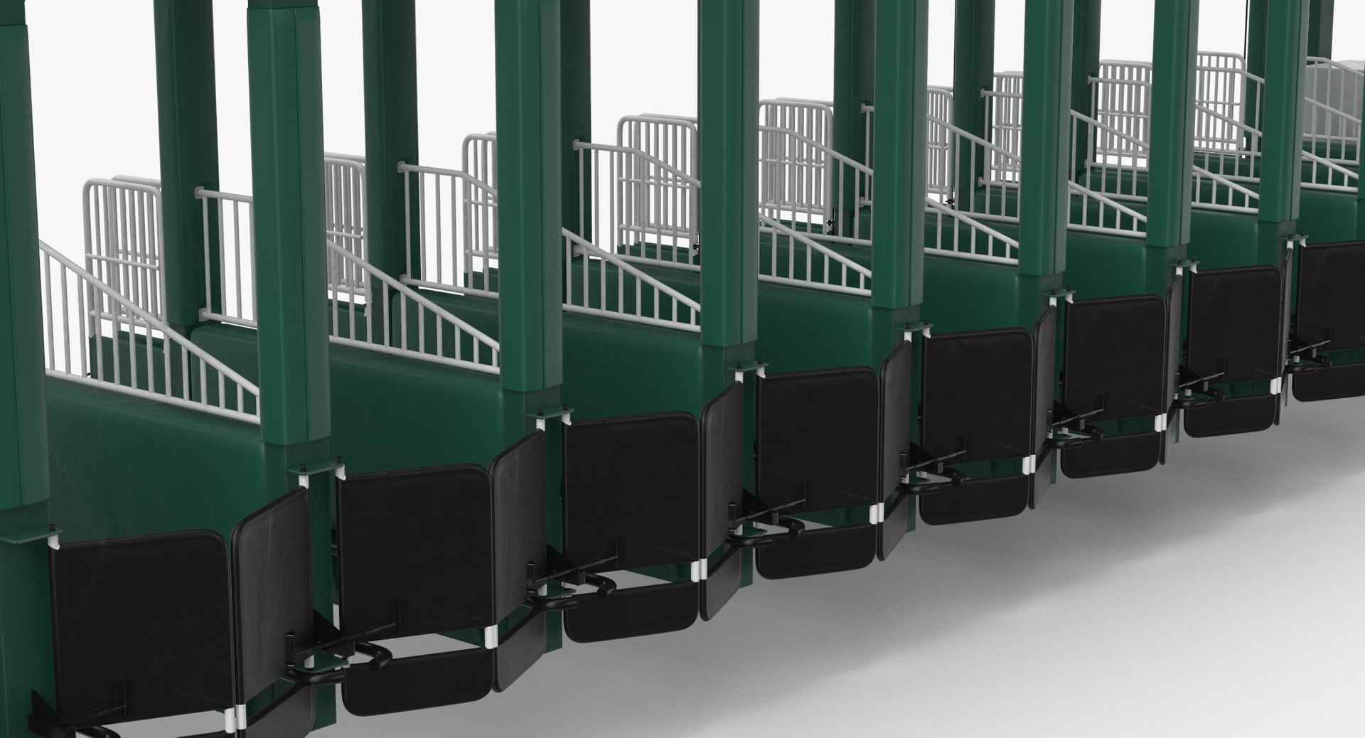 Horse Racing Starting Gates 3D Model - TurboSquid 1645182
