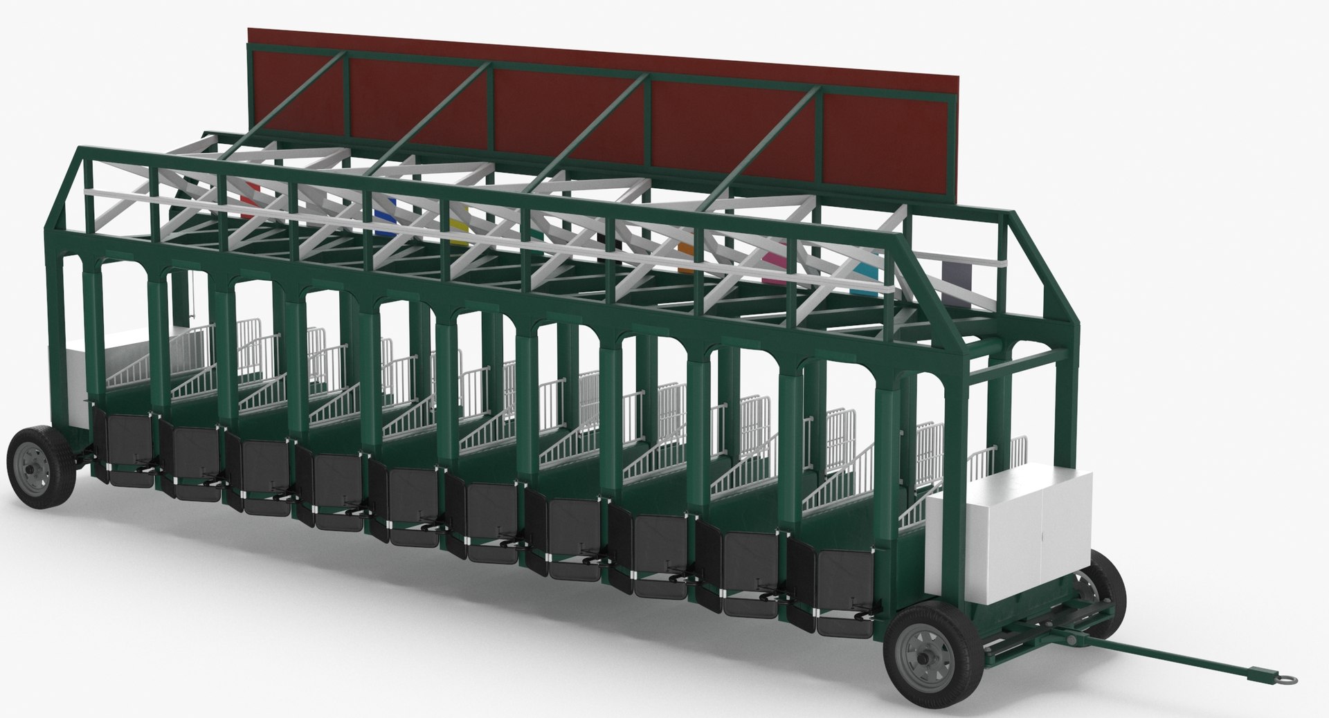 Horse Racing Starting Gates 3D Model - TurboSquid 1645182