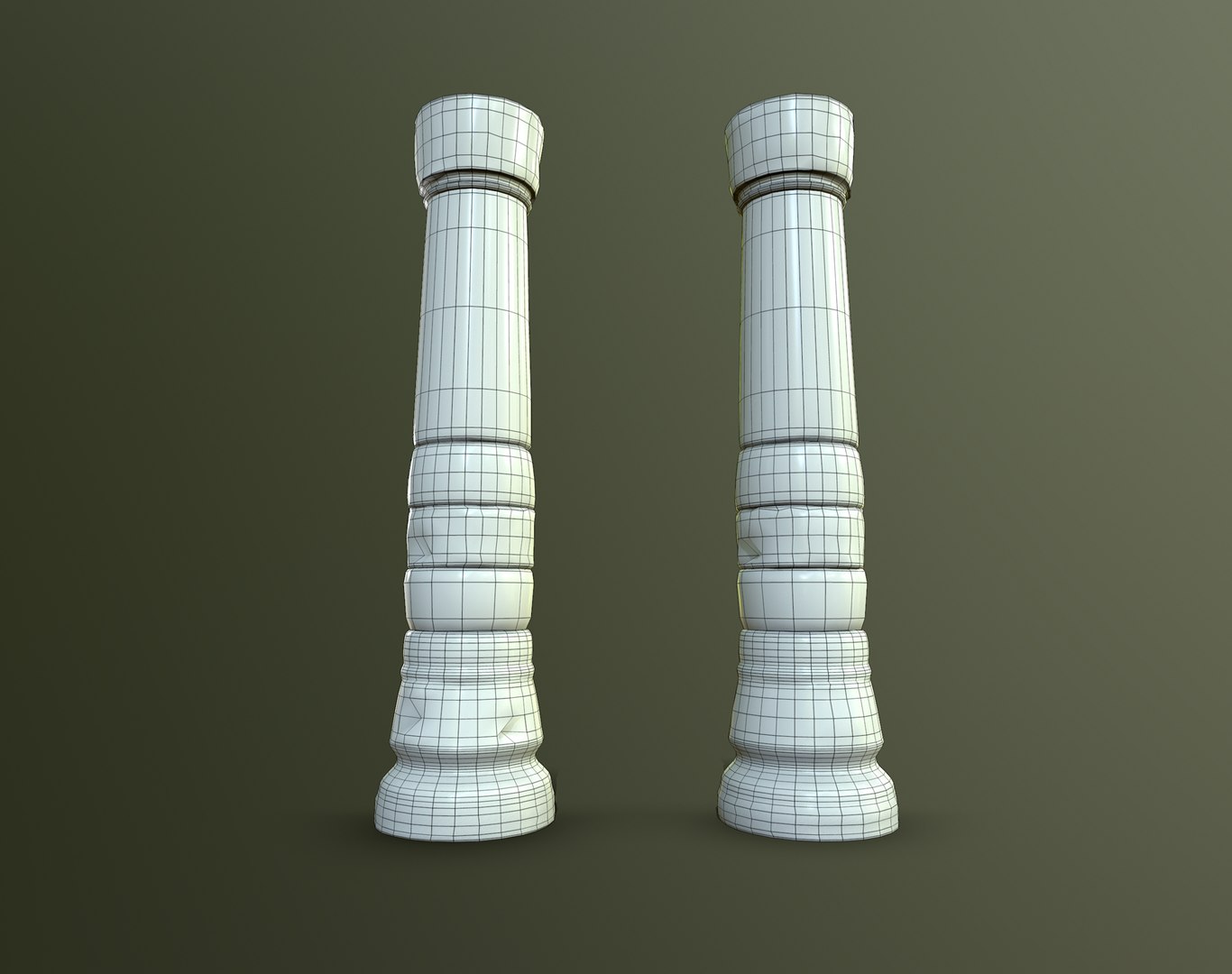3D Stylized Stone Column - TurboSquid 2249569
