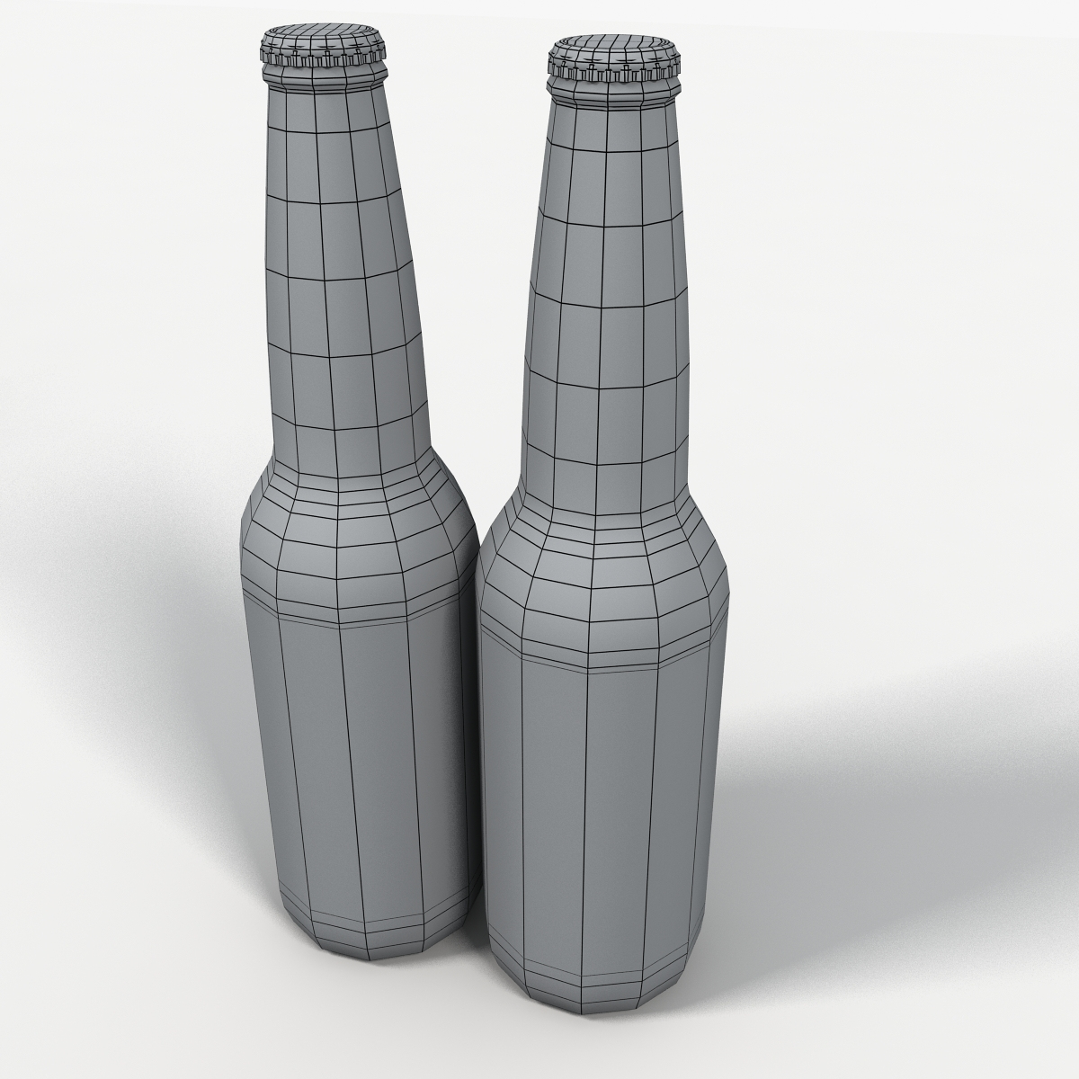 3d model of set packs beer