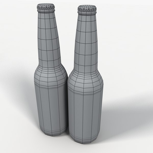 3d model of set packs beer