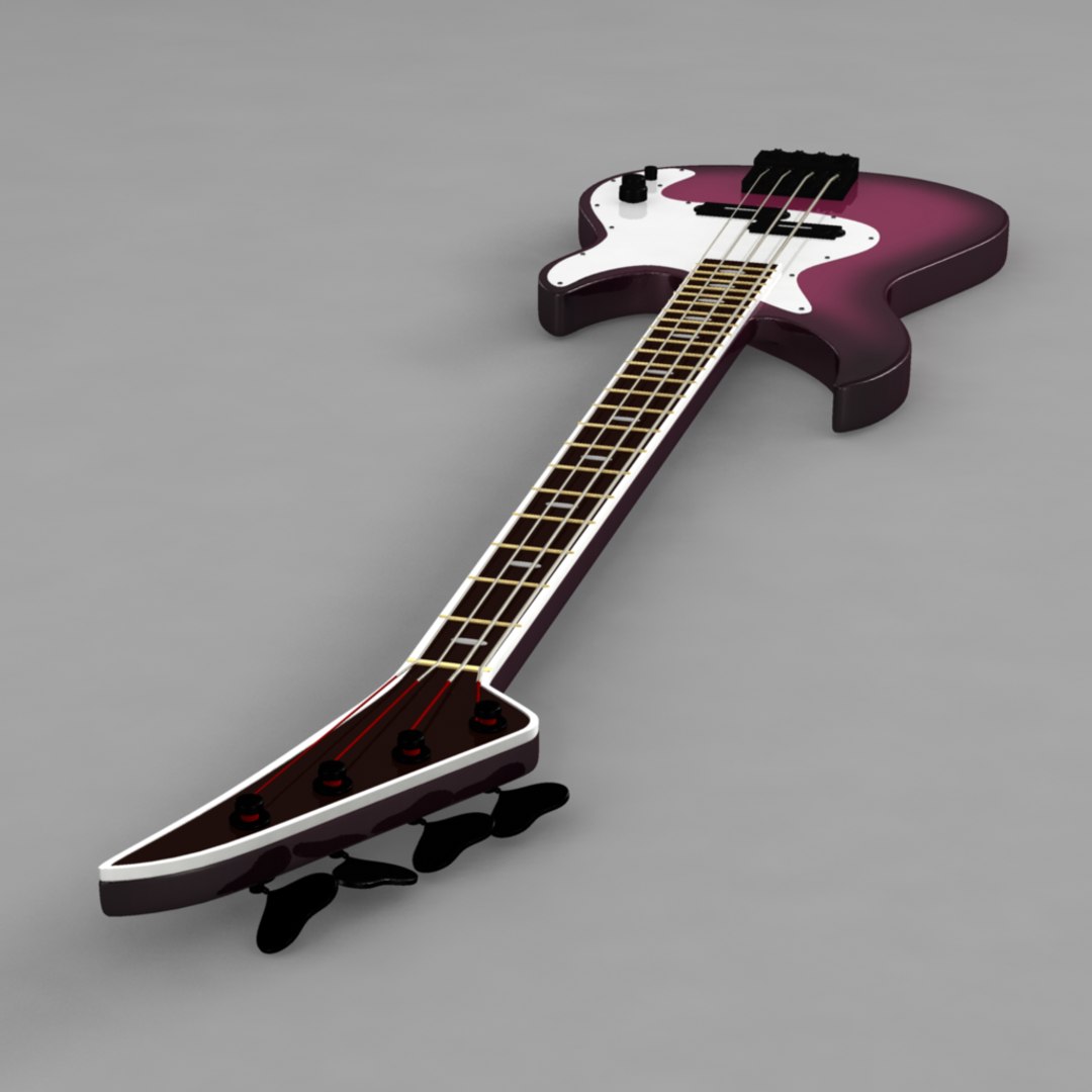 3d Model Base Guitar