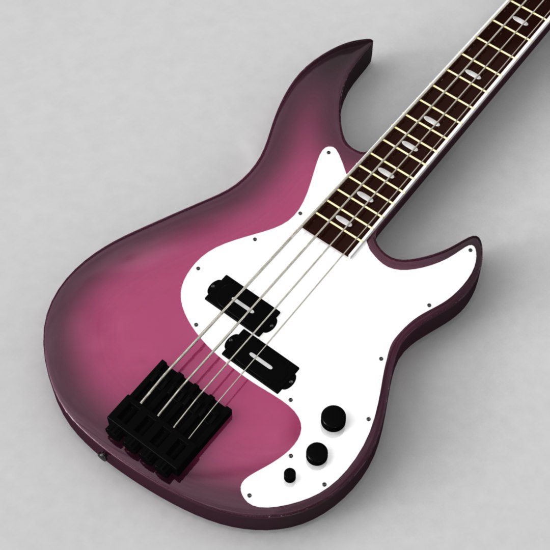 3d Model Base Guitar