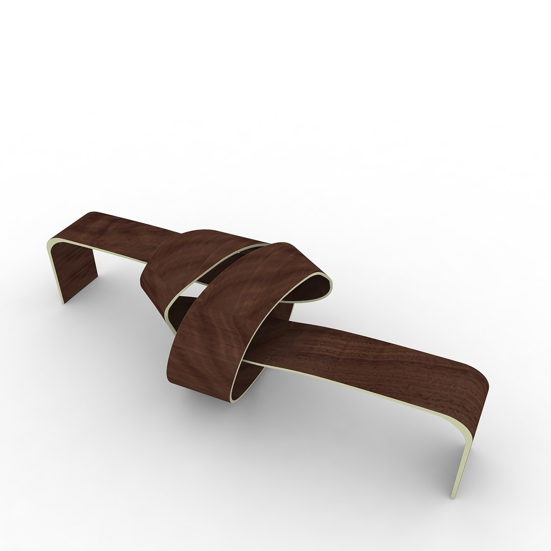 Wooden Bench Dxf