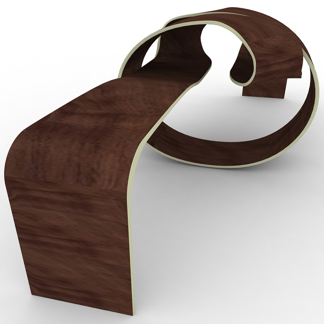 Wooden Bench Dxf